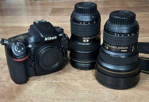 Зеркальный фотоаппарат nikon d800 и обьективы