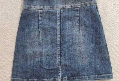Джинсовая юбка для девочки размер 146