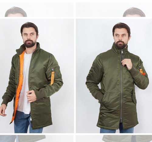 Куртка парка пилот turbo army green