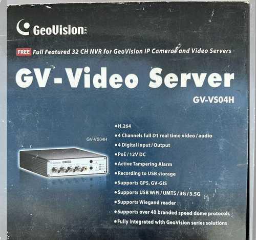 Видеосервер Geovision GV-VS04H