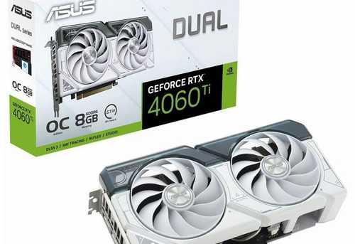 Видеокарта asus RTX 4060 Dual White OC Edition 8GB