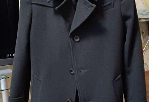 Пальто мужское черное