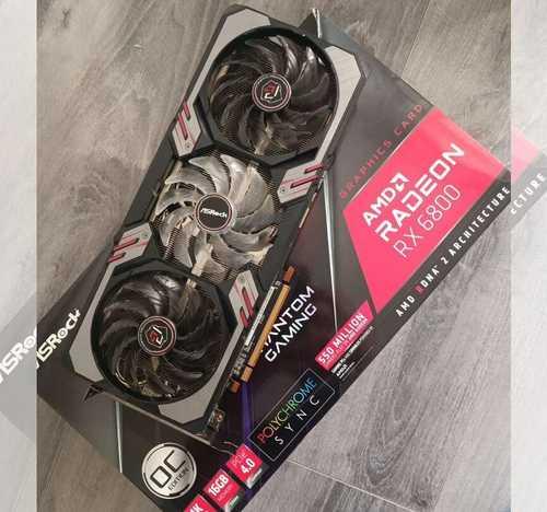 Видеокарта rx6800 16gb