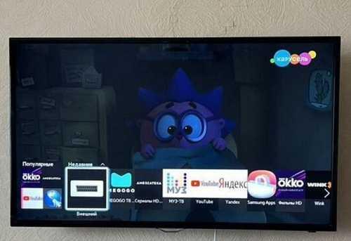 Телевизор на запчасти samsung SMART tv 43 ful hd