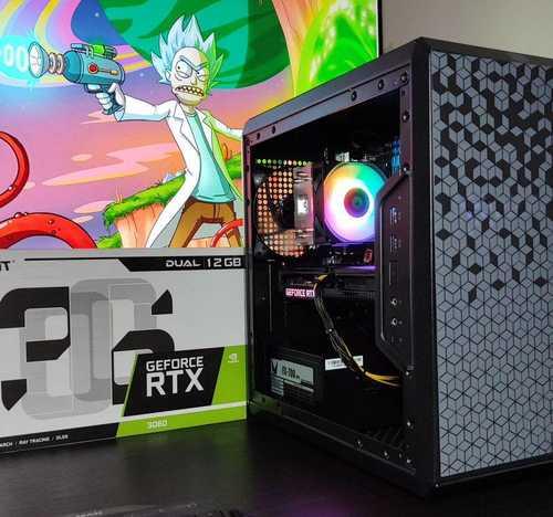 Игровой пк Core i5 12400f RTX3060