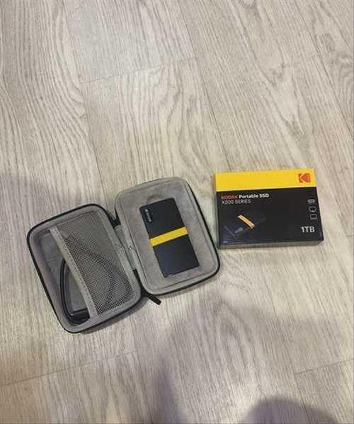 Жесткий ssd диск kodak переносной + чехол