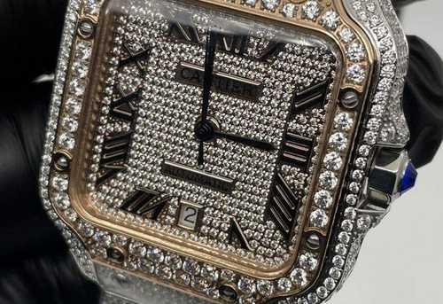 Часы Cartier Santos 40mm Diamond