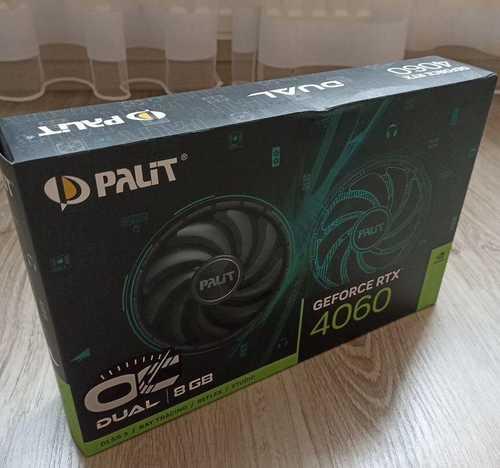 Видеокарта Palit nvidia GeForce RTX 4060 dual OC