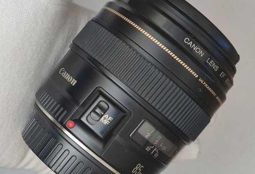 Canon EF 85mm f/1.8 USM Кенон 85мм 85