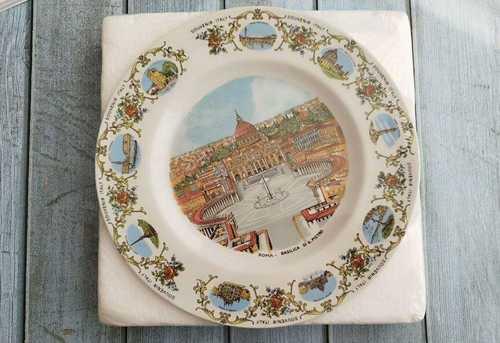 Настенная сувенирная тарелка Италия