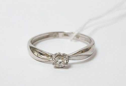 Золотое кольцо с бриллиантом 16,5 р (18000)
