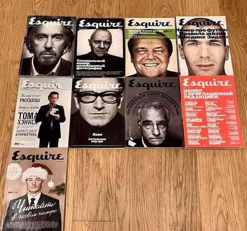 Журналы Esquire 2005—2022 поштучно