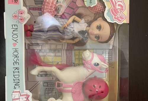 Набор кукла с лошадкой
