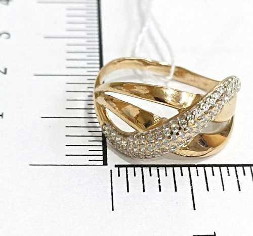 Золотое кольцо 17,5 размер