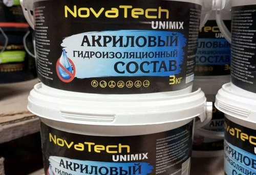 Акриловый гидроизоляционный состав NovaTech Unimix