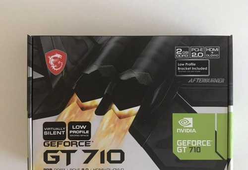 Видеокарта MSI GeForce GT 710 Silent 2гб