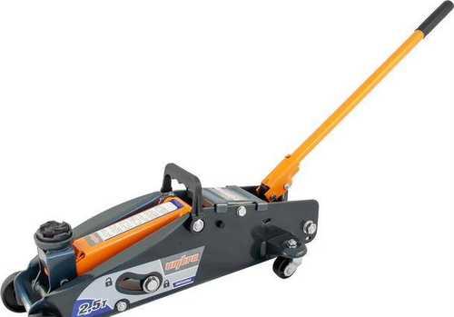 Oht225c Домкрат подкатной 2.5 т. с фиксатором в ке