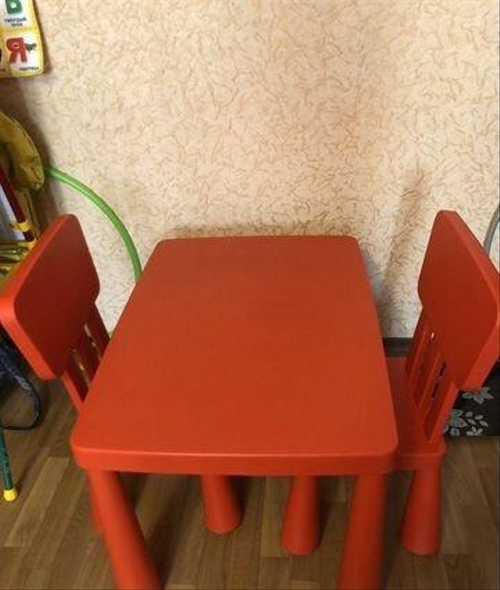 Стол и 2 стула Икея