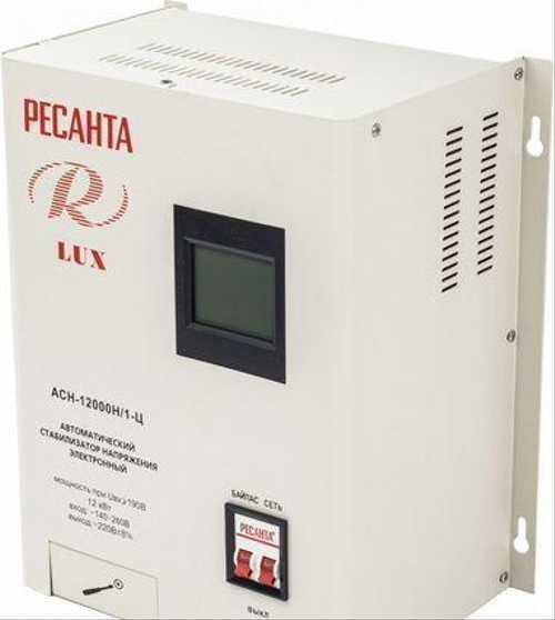 Стабилизатор Ресанта асн-12000Н/1-Ц Lux