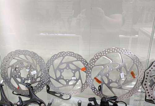 Тормозные роторы Shimano 160,180мм колодки