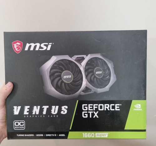 Видеокарта gtx 1660 super 6gb msi