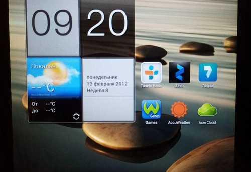 Планшет Acer iconia