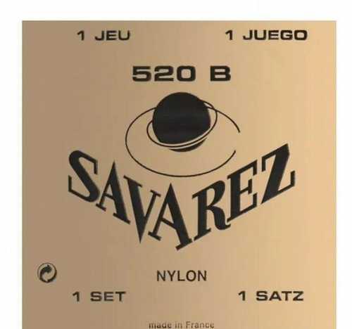 Струны для гитары Savarez 520B Traditional White