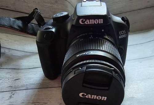 Зеркальный фотоаппарат Canon 4000D (Б/у)
