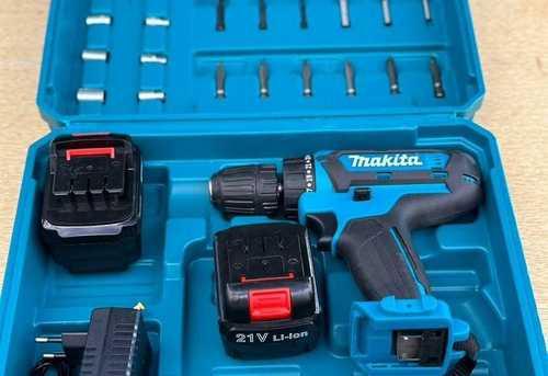 Аккумуляторная дрель шуруповерт makita 21 V