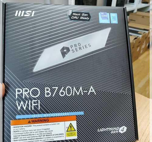 Материнская плата MSI PRO B760M-A wifi DDR5