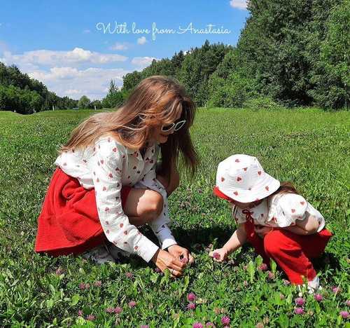 Family look платья для мамы и дочки