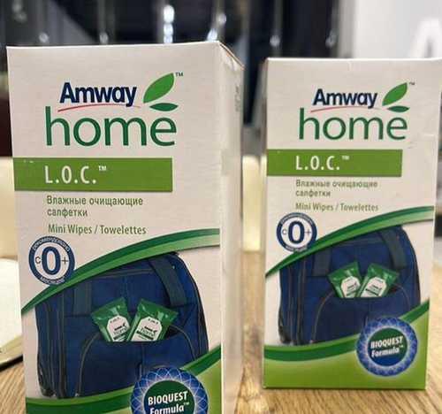 Влажные салфетки LOC Amway