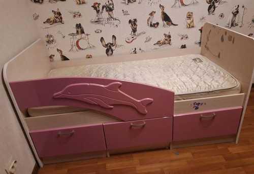 Детская кровать дельфин