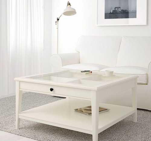 Журнальный столик IKEA белый лиаторп