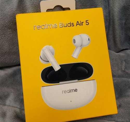 TWS наушники Realme Buds Air 5 белые, новые