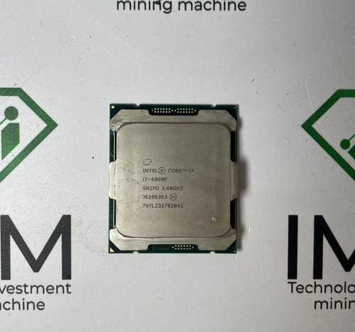 Процессор Intel core i7-6800k 3.4GHz SR2PD