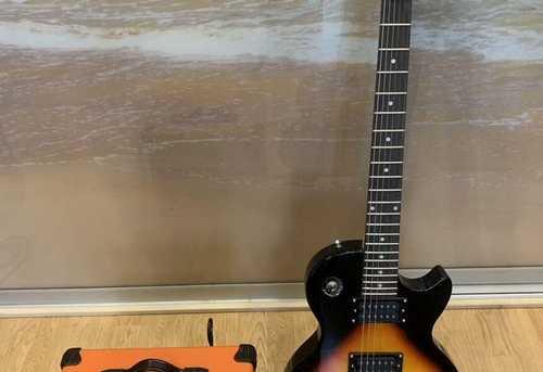 Комплект Гитара формы Les Paul + Комбо 15 ватт