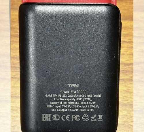Внешний аккумулятор TFN 10000mAh Era 10 PD