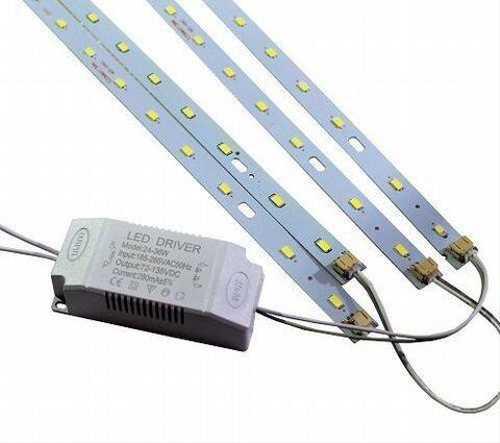 Комплект линеек LS 36W, SMD 5730, 520x13мм, 72LED