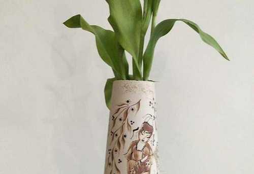 Оригинальная редкая керамическая ваза
