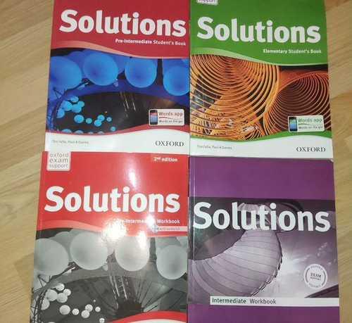 Учебник Solutions / Workbook / Student's book