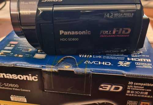 Видеокамера panasonic HDC SD 800