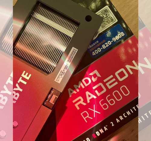 На гарантии / Видеокарта RX 6600 8 GB