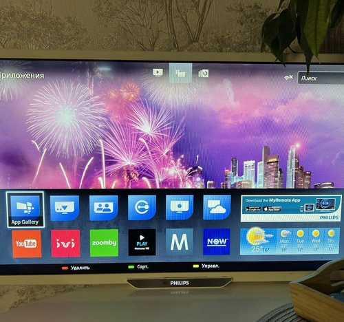 Телевизор Philips 24PHT 5619/60 со SMART tv бу