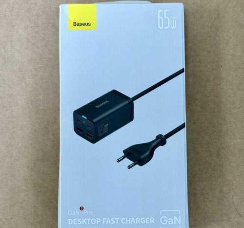 Baseus GaN3 Pro Fast Charger, 65 Вт