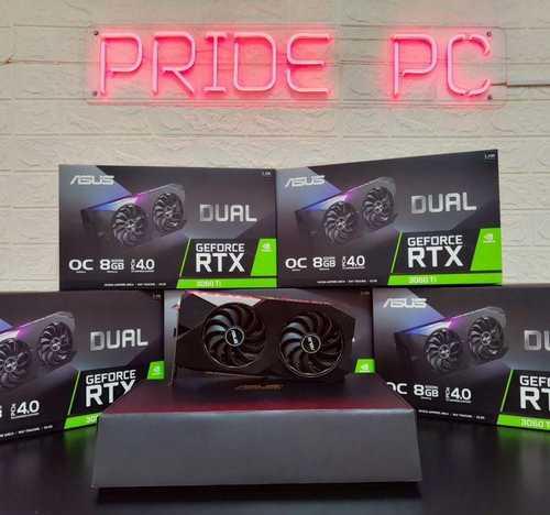 Видеокарта RTX 3060ti asus dual EVO