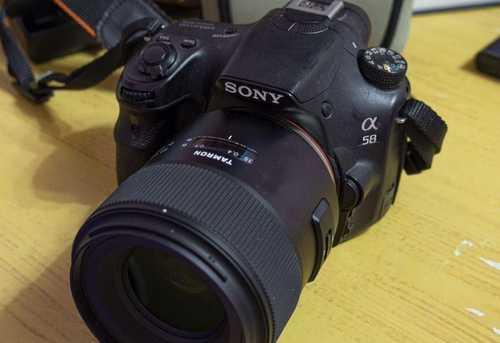 Sony alpha slt A58 + Tamron SP 45mm F/1.8 (DI USD)