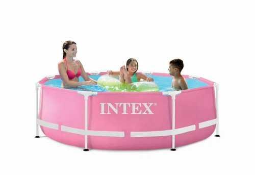 28290 intex Каркасный бассейн Pink 244x76 см NEW