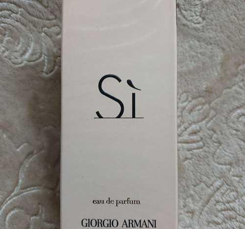 Парфюмерная вода.Si Giorgio Armani.100.ml