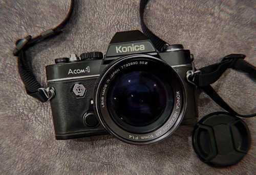 Konica Acom-1 объектив Hexanon AR 50mm f/1.4